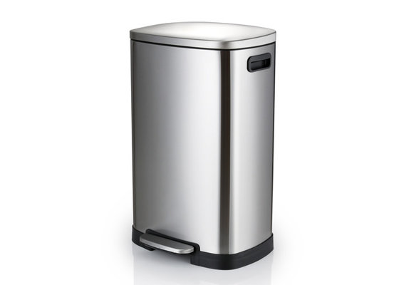 Recycling 355mm Width Stainless Steel 13 Gallon Trash Can