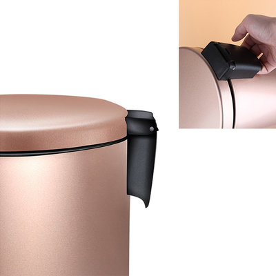 340mm Height 10L Stainless Steel Bathroom Trash Can