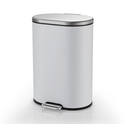 Anti Rust 3.17 Gallon Stainless Steel Step Trash Can