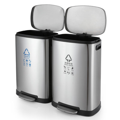 Anti Aging Soft Close 100L Recycling Bin With Pedal