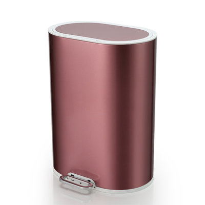 410 Stainless Steel 6 Liter Stainless Steel Pedal Dustbin