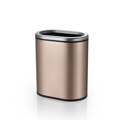 Smudge Proof 410 Stainless Steel Bathroom Trash Can