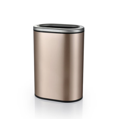Smudge Proof 410 Stainless Steel Bathroom Trash Can